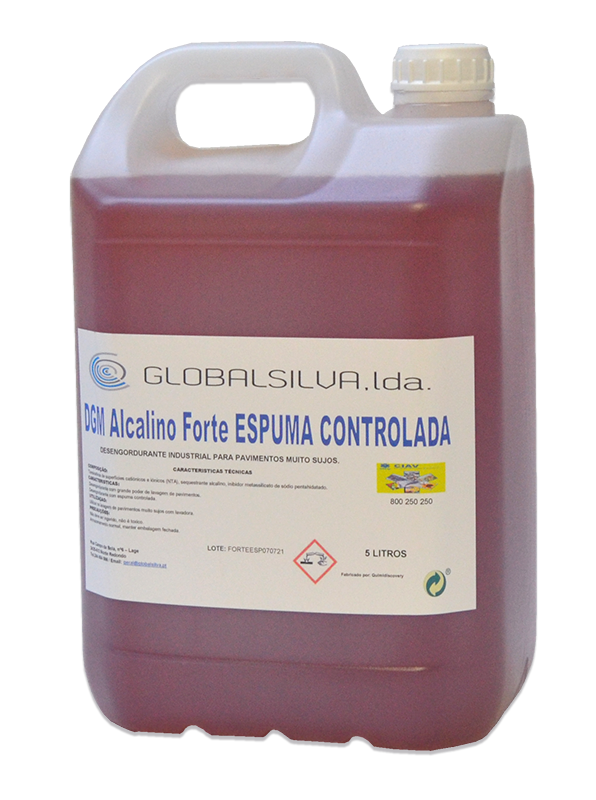 DGM Forte - Alcalino Forte - Espuma Controlada | GlobalSilva