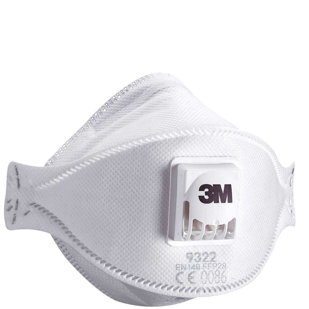 Máscara p/Partículas 3M 9322 P2 c/Válvula | GlobalSilva